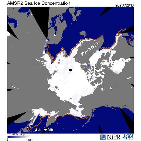 北極の「冬季海氷域面積」が最小 衛星で観測、周辺気温高く：山陽新聞デジタル｜さんデジ